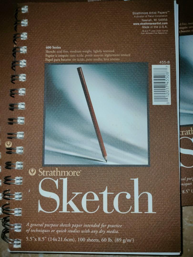 Strathmore 400 series Sketch Pad, Hobbies & Toys, Stationary & Craft ...