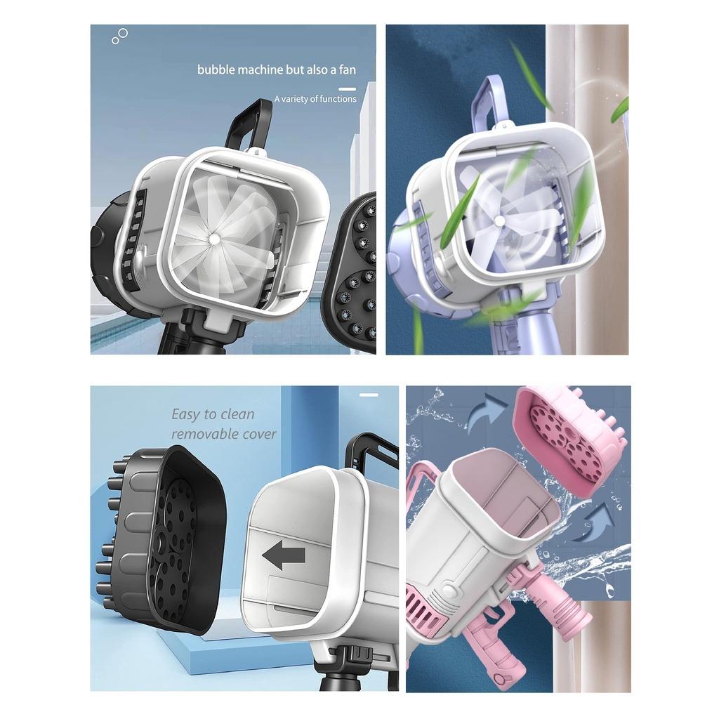 Super Bubble Machine Toy Super 64-Hole Long 69-Hole Short Auto Gatling ...