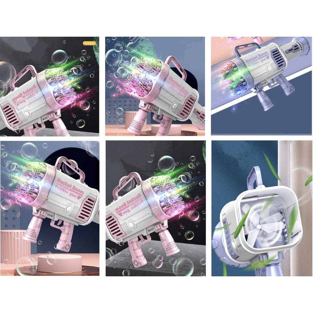 Super Bubble Machine Toy Super 64-Hole Long 69-Hole Short Auto Gatling ...