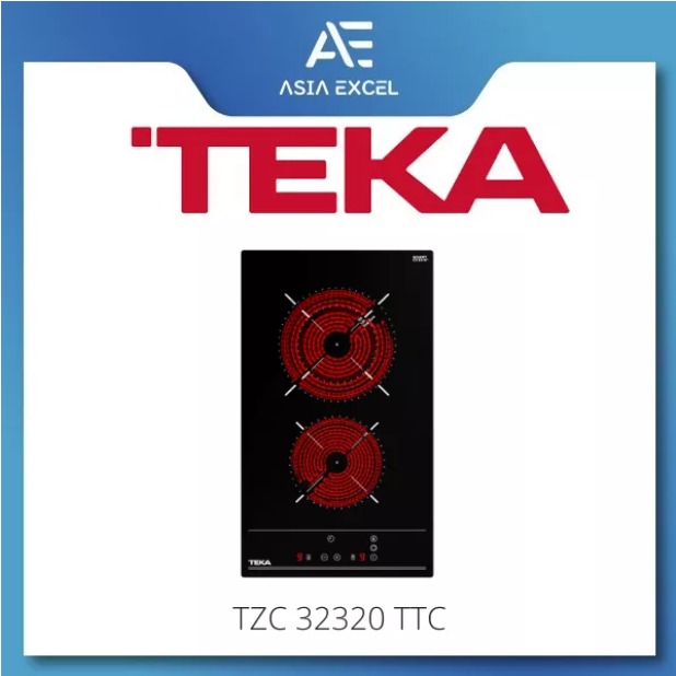TEKA TZC 32320 TTC 30CM 2 ZONE CERAMIC HOB WITH TOUCH CONTROL, TV ...