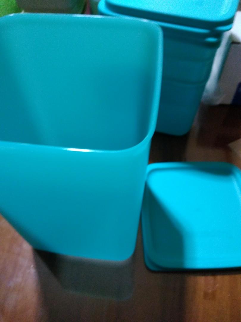 Tupperware tall square round, Furniture & Home Living, Kitchenware ...