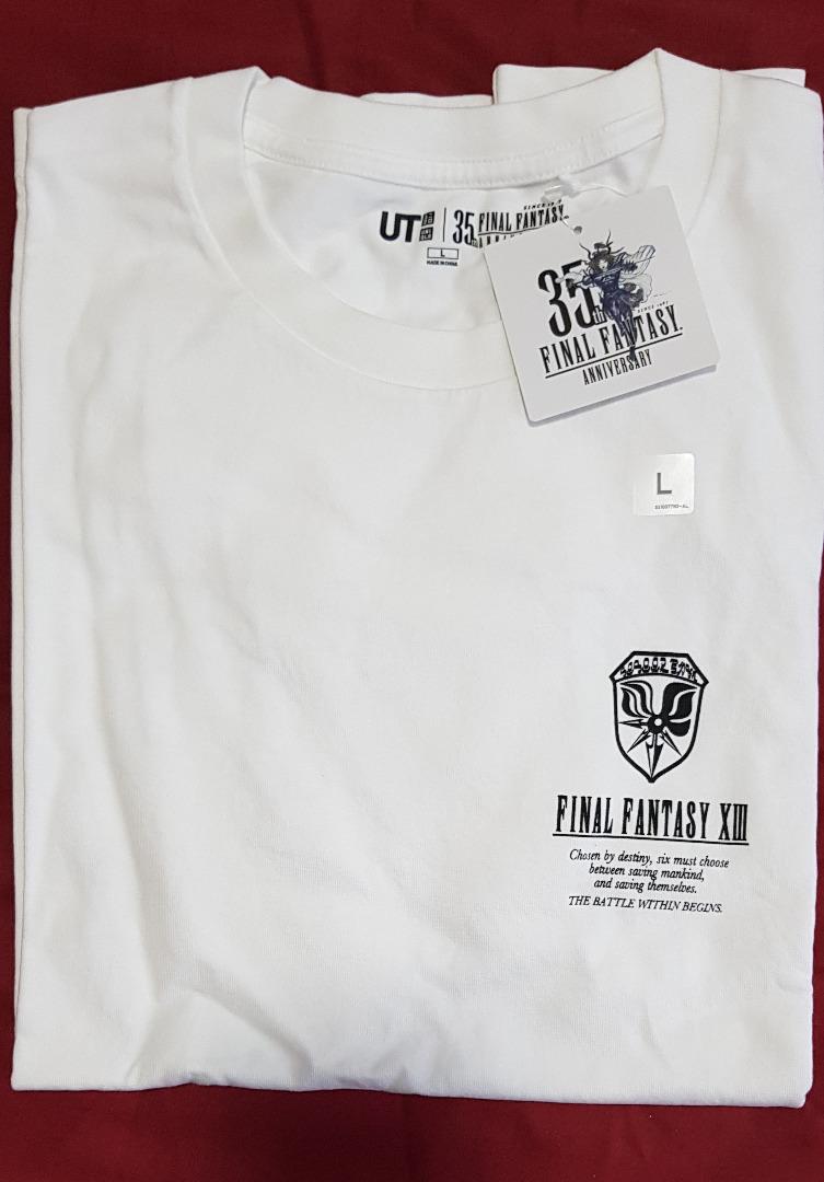 UNIQLO UT X Final Fantasy XIII T-Shirt (Size L), Men's Fashion, Tops ...