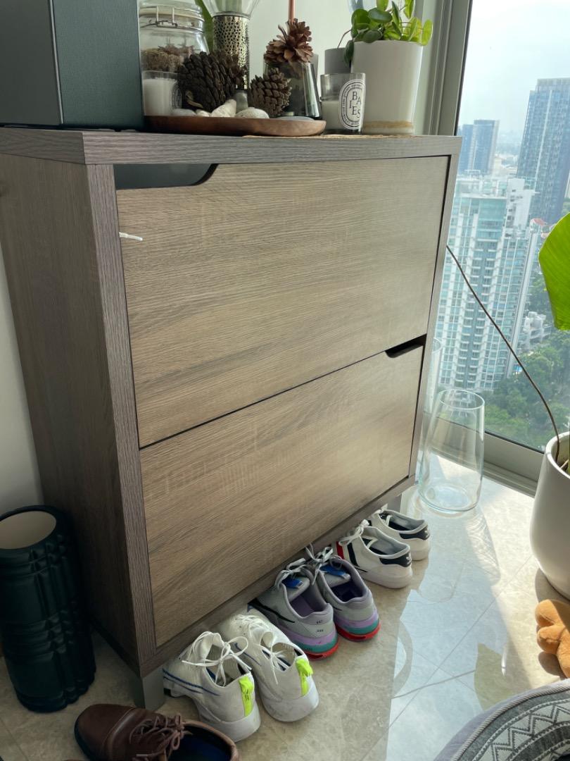 Used shoe rack, Furniture & Home Living, Furniture, Shelves, Cabinets ...