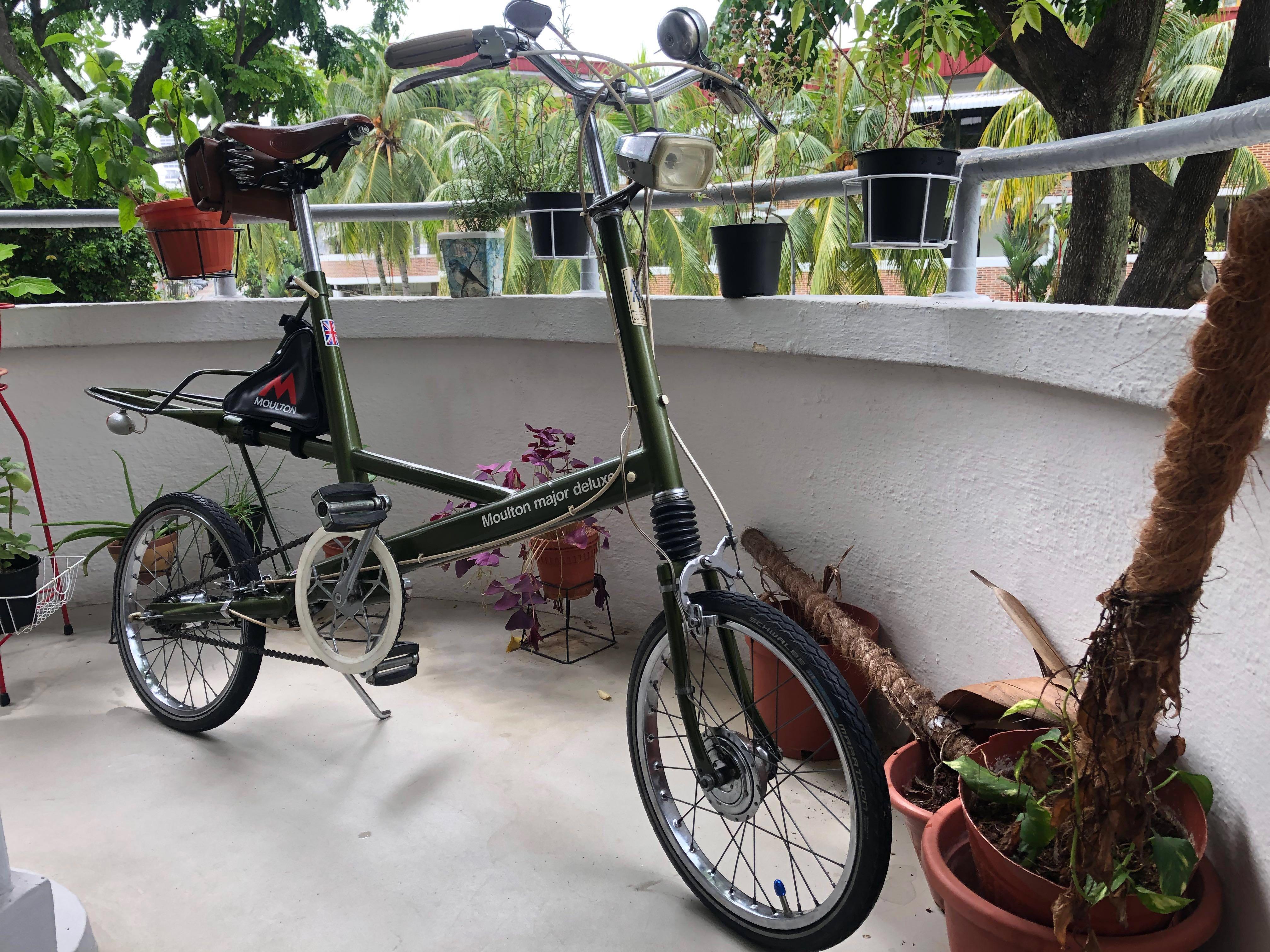 Vintage 1970 Moulton Major Deluxe F-frame, 4 speed, 100% original, mint ...