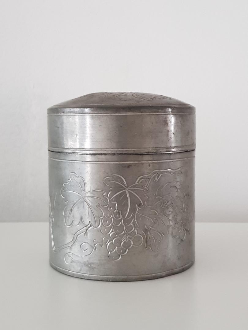 Vintage Pewter Container, Hobbies & Toys, Memorabilia & Collectibles ...