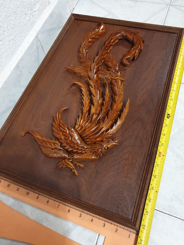 Vintage Phoenix made of Teak Wood , Hobbies & Toys, Memorabilia ...