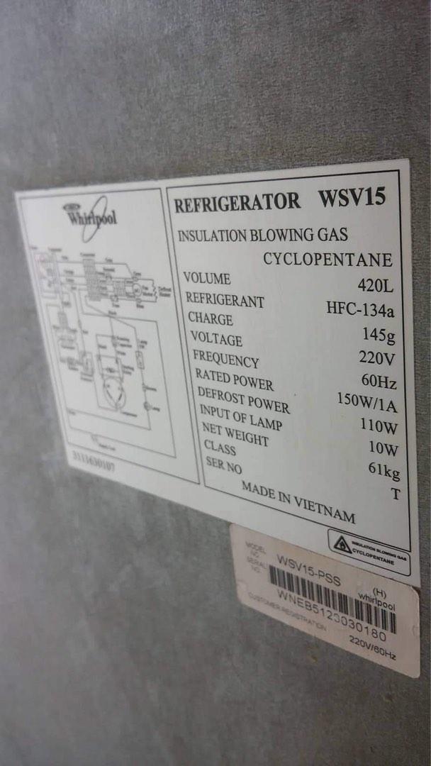 Whirlpool neo inverter, TV & Home Appliances, Kitchen Appliances ...