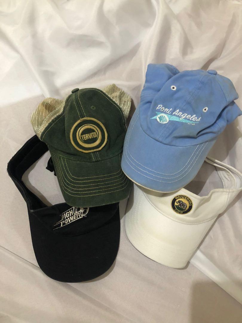 y2k caps & visor bundle, Men's Fashion, Watches & Accessories, Caps ...