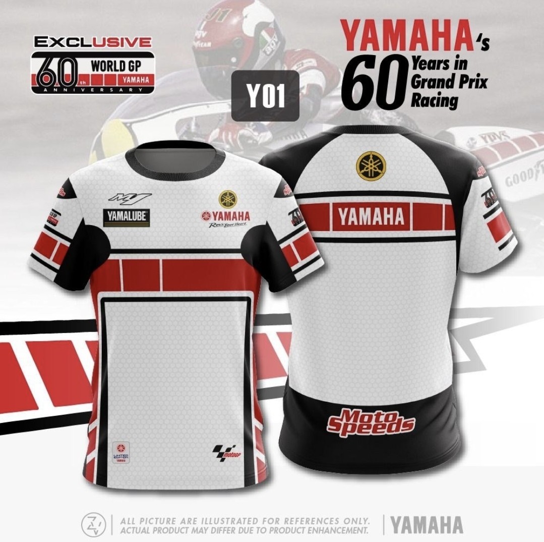 Yamaha 60th Anniversary DriFit, Motorcycles, Motorcycle Apparel on ...