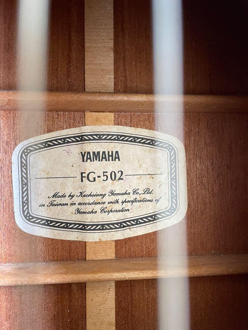 Yamaha FG502 Full Solid Acoustic Guitar, Hobbies & Toys, Music & Media ...