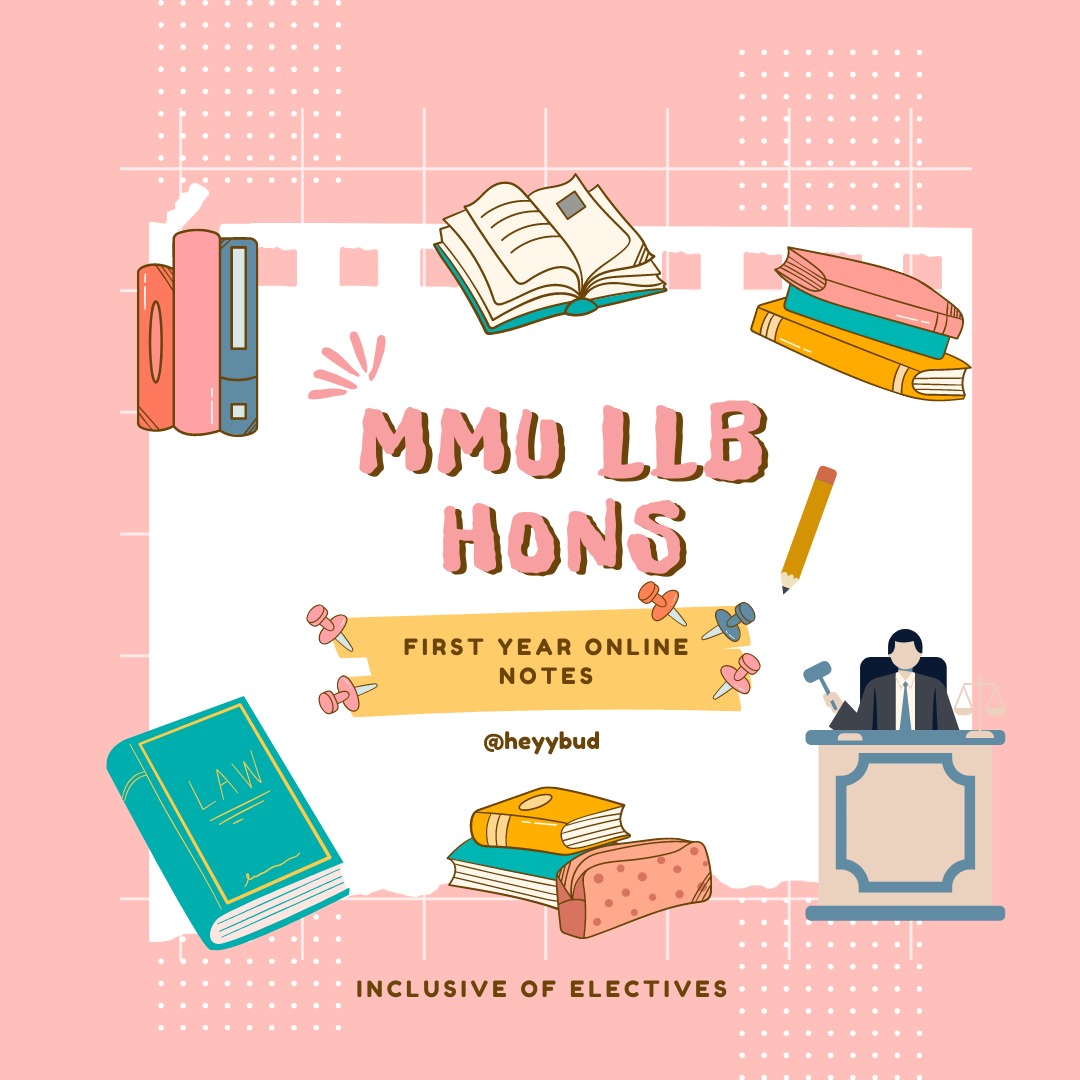 Year 1 Law LLB Hons. Online Notes, Hobbies & Toys, Books & Magazines ...
