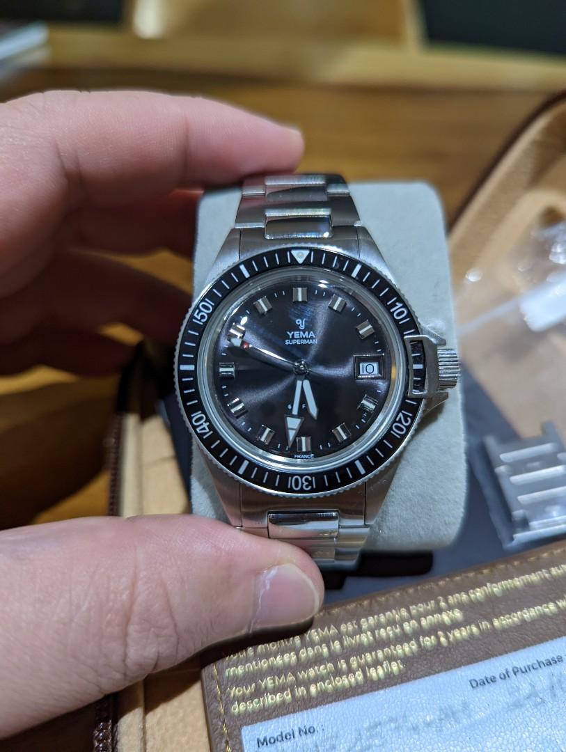 Yema Superman Heritage 39 (Ronda515 quartz), Luxury, Watches on Carousell