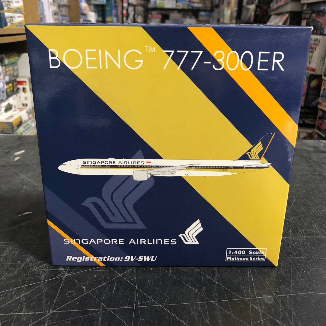 1:400 Phoenix Singapore Airlines SIA 777-300ER Diecast Model, Hobbies ...