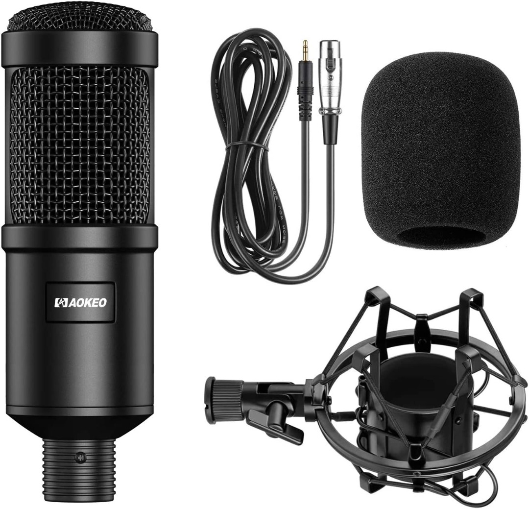 [1442] Aokeo AK-60 Professional Condenser Microphone, Music Studio MIC ...