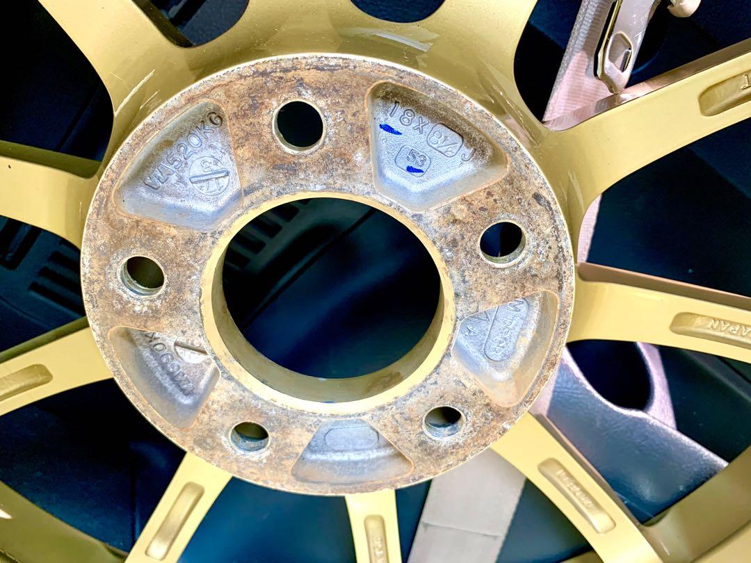 18 inch rims Advan Racing RC3 Made In Japan, Auto Accessories on Carousell