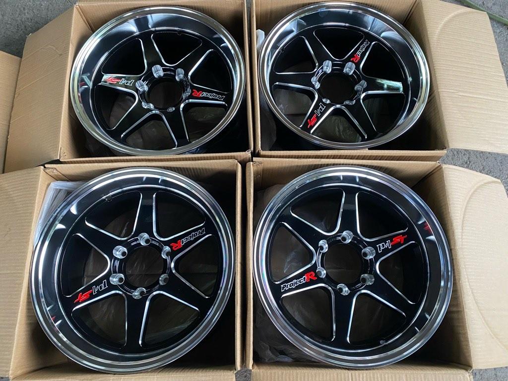 18” Project R code JR690S Mags 6Holes pcd 139 Bnew, Car Parts ...
