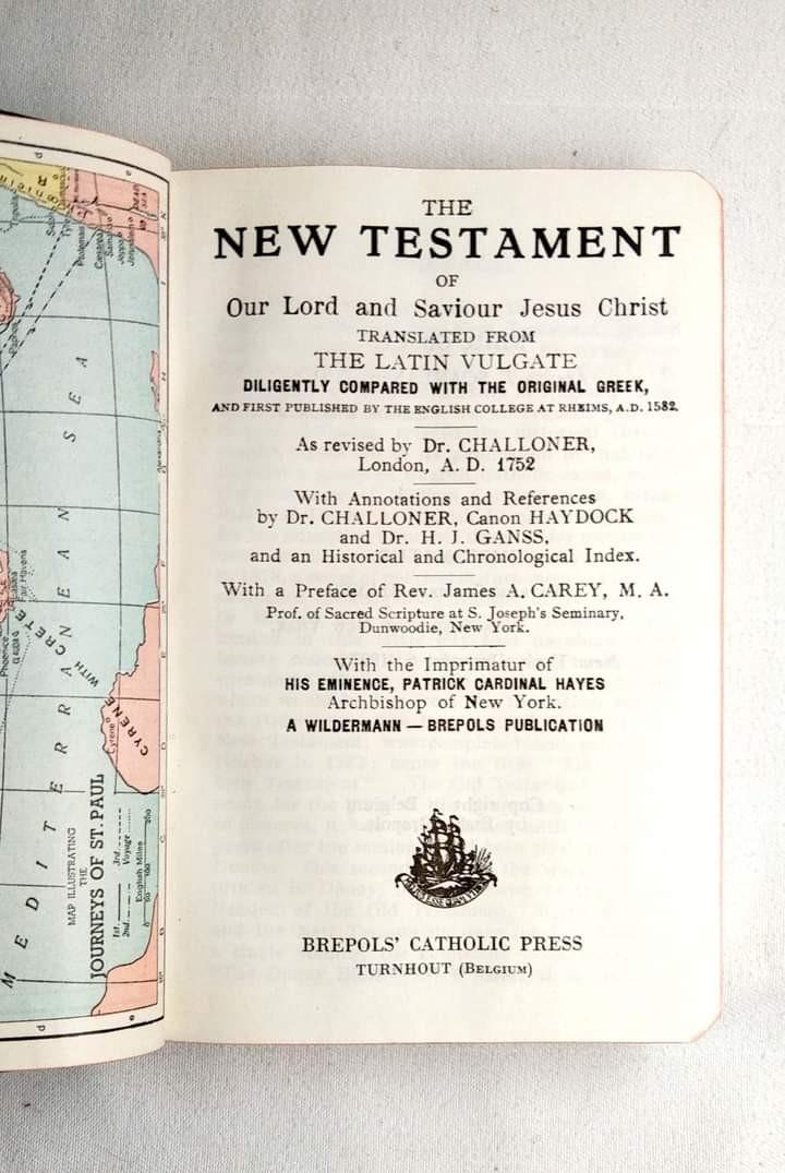 1938 The New Testament of Our Lord and Saviour Bible, Hobbies & Toys ...