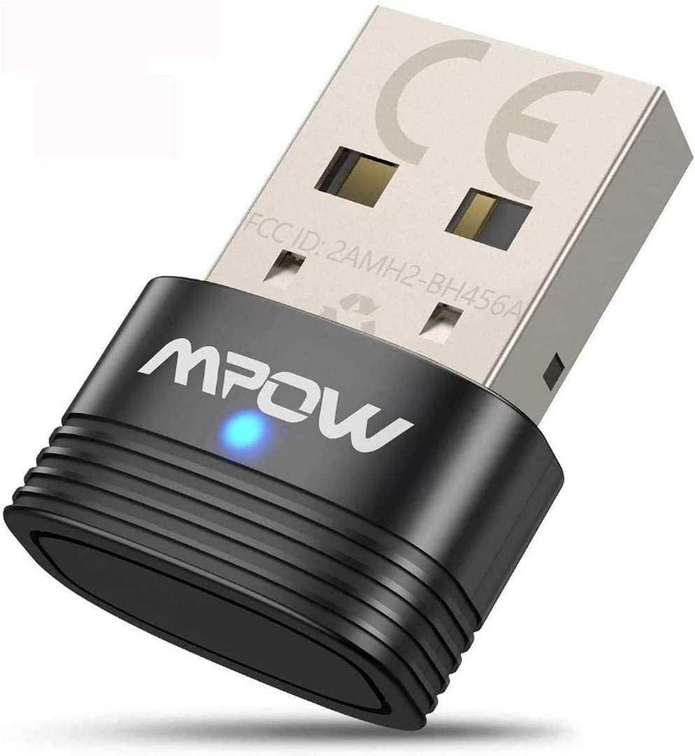 2519) MPOW BH456A Wireless Dongle 5.0 USB Adapter Bluetooth Dongle ...