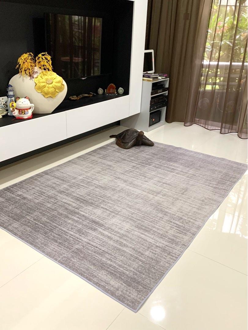 3m x 2m carpet/rug (PLGREY/XL), Furniture & Home Living, Home Decor ...