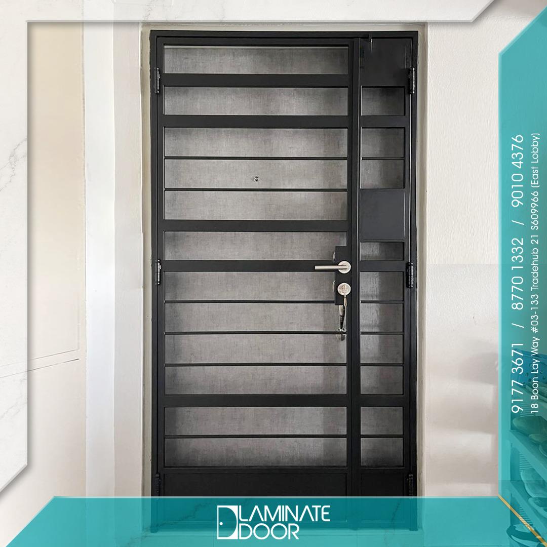 3x7 ft Mild Steel Gate for HDB and Condo, Furniture & Home Living ...