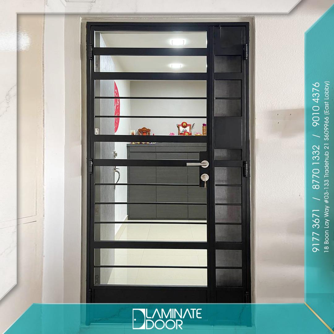3x7 ft Mild Steel Gate for HDB and Condo, Furniture & Home Living ...