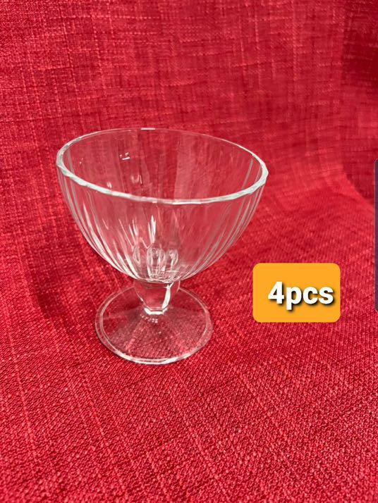 4 inch ice cream sundaes cup, Furniture & Home Living, Kitchenware ...