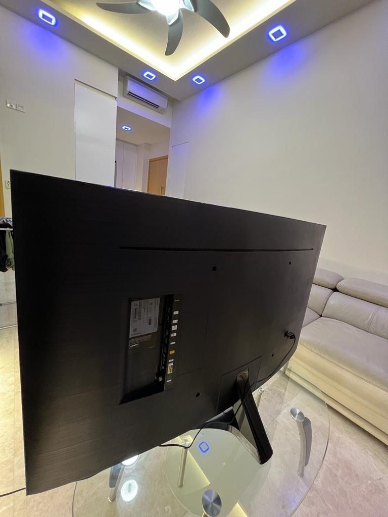 55" UHD 4K Curved Smart TV KU6500 Series 6, TV & Home Appliances, TV ...