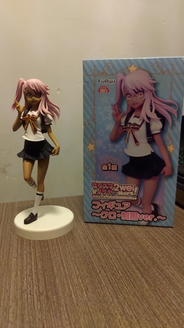 FURYU fate/kaleid Liner 魔法少女☆伊莉雅 克洛伊 小黑 校服Ver. 景品 CHLOE SCHOOL UNIFORM ...