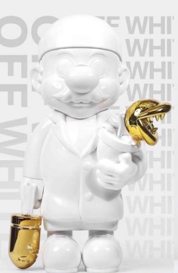 Fools paradise 限量版 這個殺手不太冷 XL Mario off white, 興趣及遊戲, 玩具 & 遊戲類 - Carousell