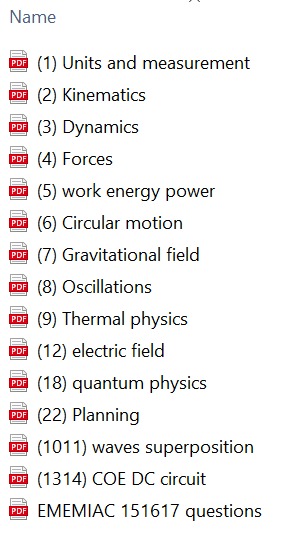 A level topical questions for H2 physics (open ended only), Hobbies ...