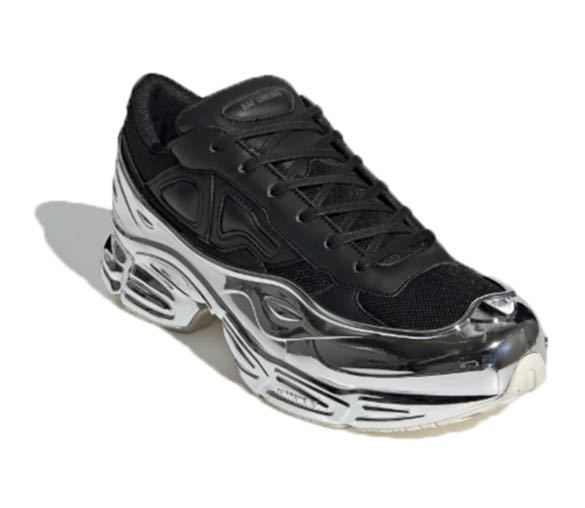Adidas Raf Simons x Ozweego Silver Chrome Core Black/Silver Metallic ...