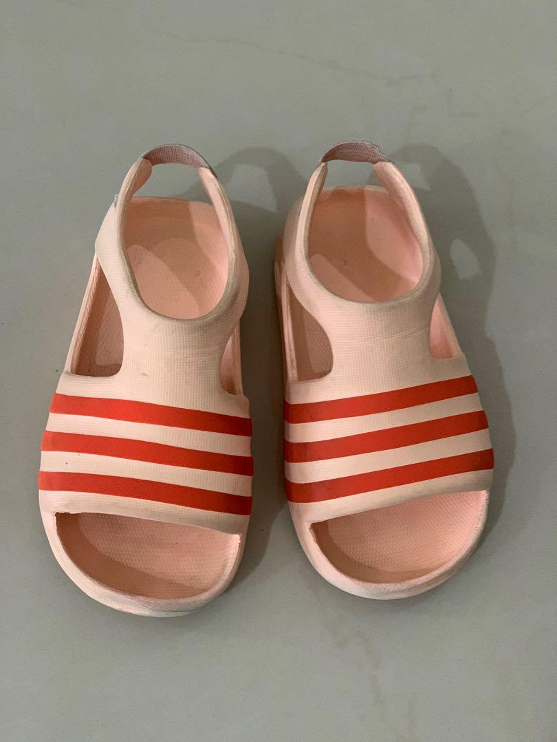 Adidas sandals, Babies & Kids, Babies & Kids Fashion on Carousell