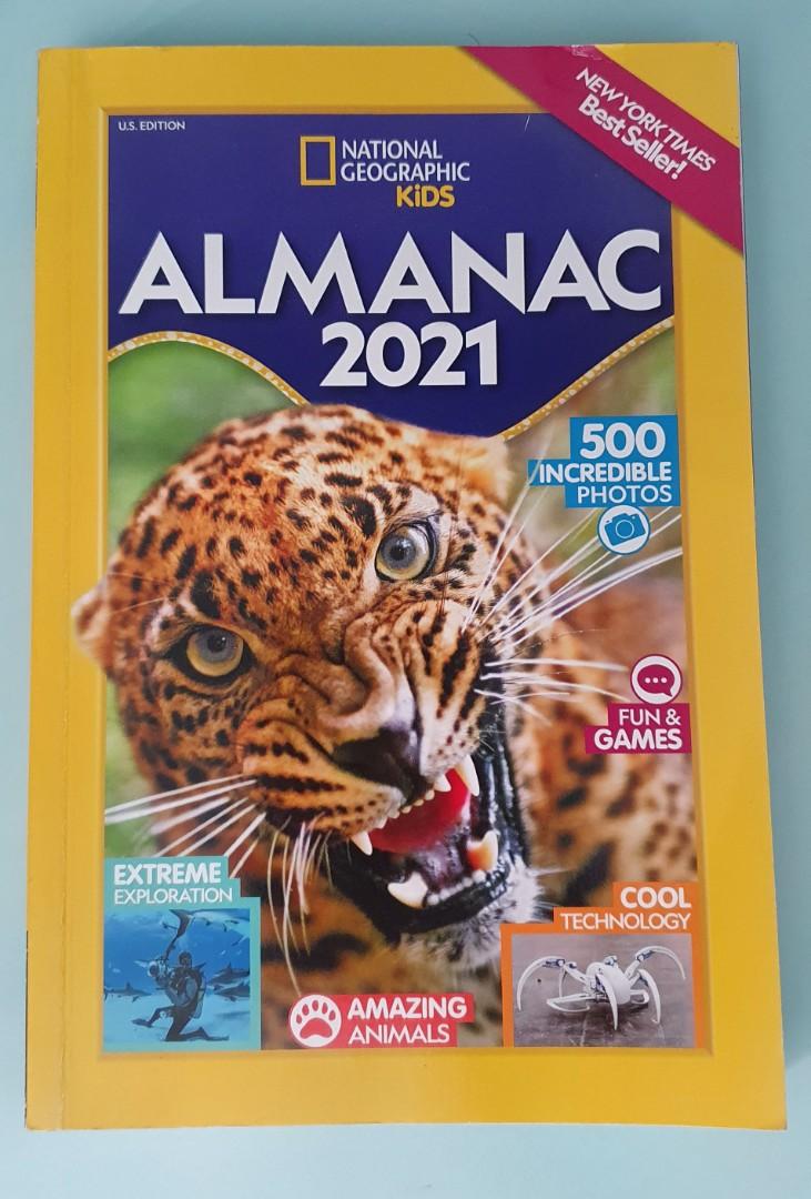 Almanac 2021 Nat Geo kids, Hobbies & Toys, Books & Magazines, Children ...