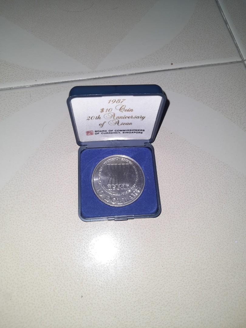Asean $10 coin, Hobbies & Toys, Memorabilia & Collectibles, Currency on ...
