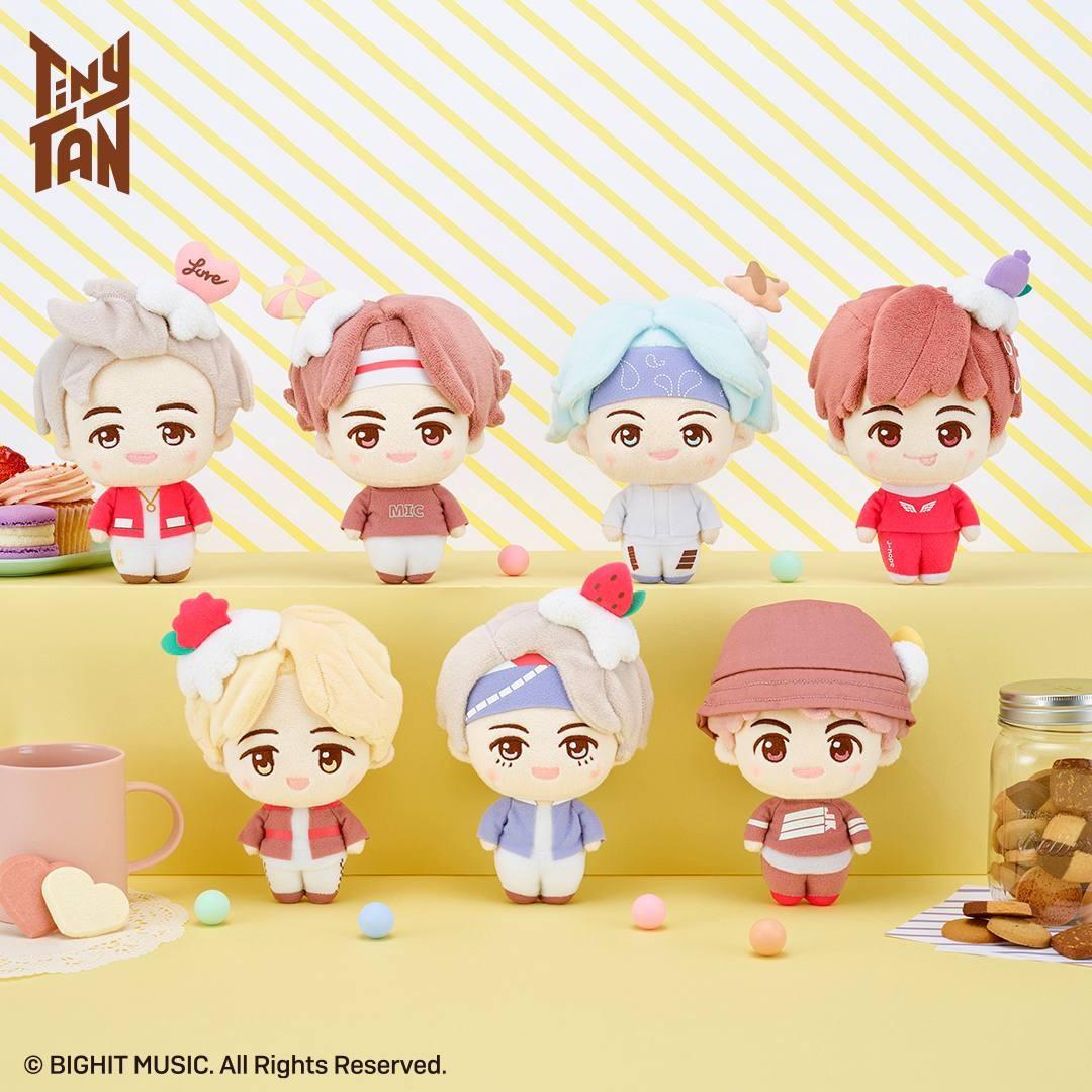 Authentic Bangtan Boys Bts Tinytan Tiny Tan Sweet Time Theme Ichiban Kuji Jimin Plush Plushie ...