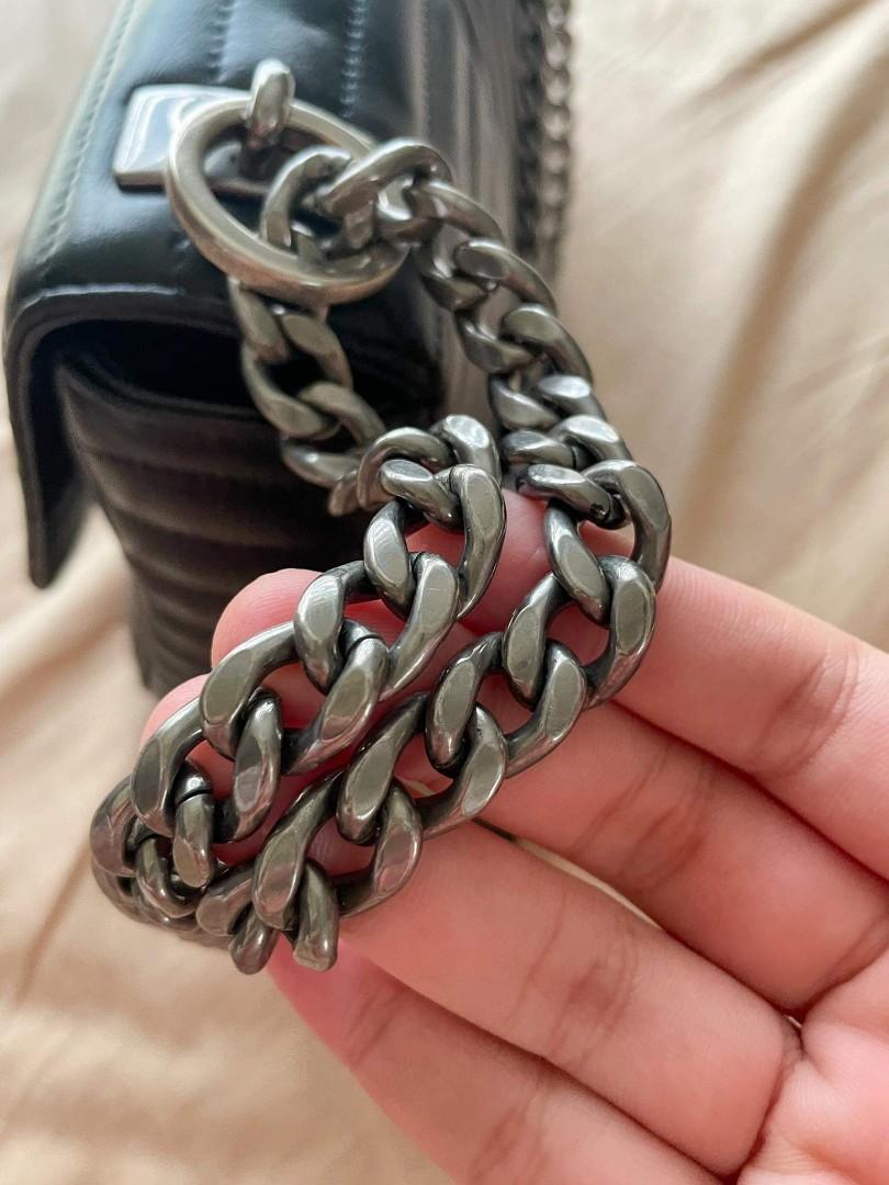 Authentic Prada Chain Flap Diagramme Large, Luxury, Bags & Wallets on ...