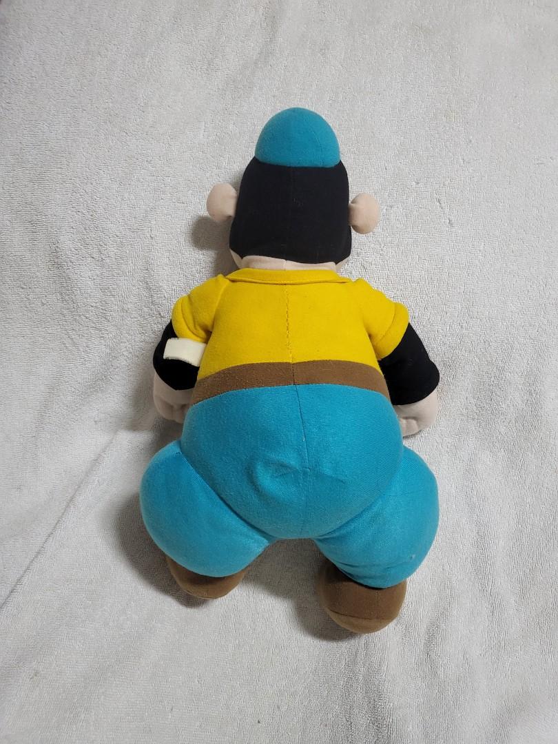 Authentic Rare Vintage Popeye - Bluto / Brutus Plush Soft Toy, Hobbies ...