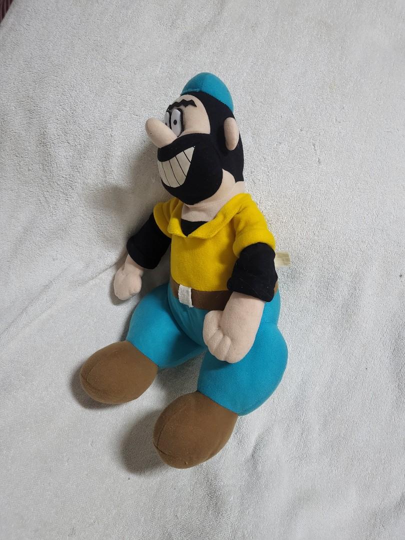 Authentic Rare Vintage Popeye - Bluto / Brutus Plush Soft Toy, Hobbies ...
