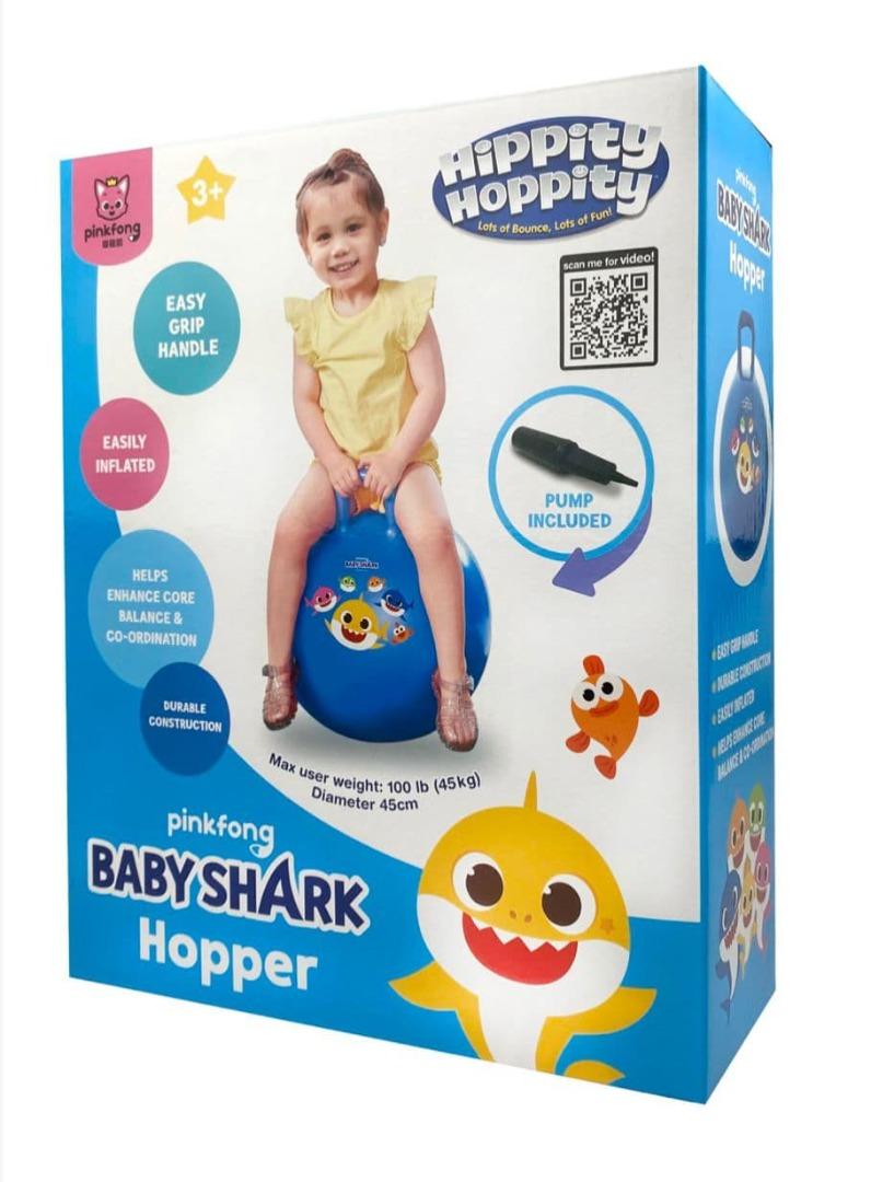 Baby Shark Hopper Ball, 興趣及遊戲, 玩具 & 遊戲類 - Carousell