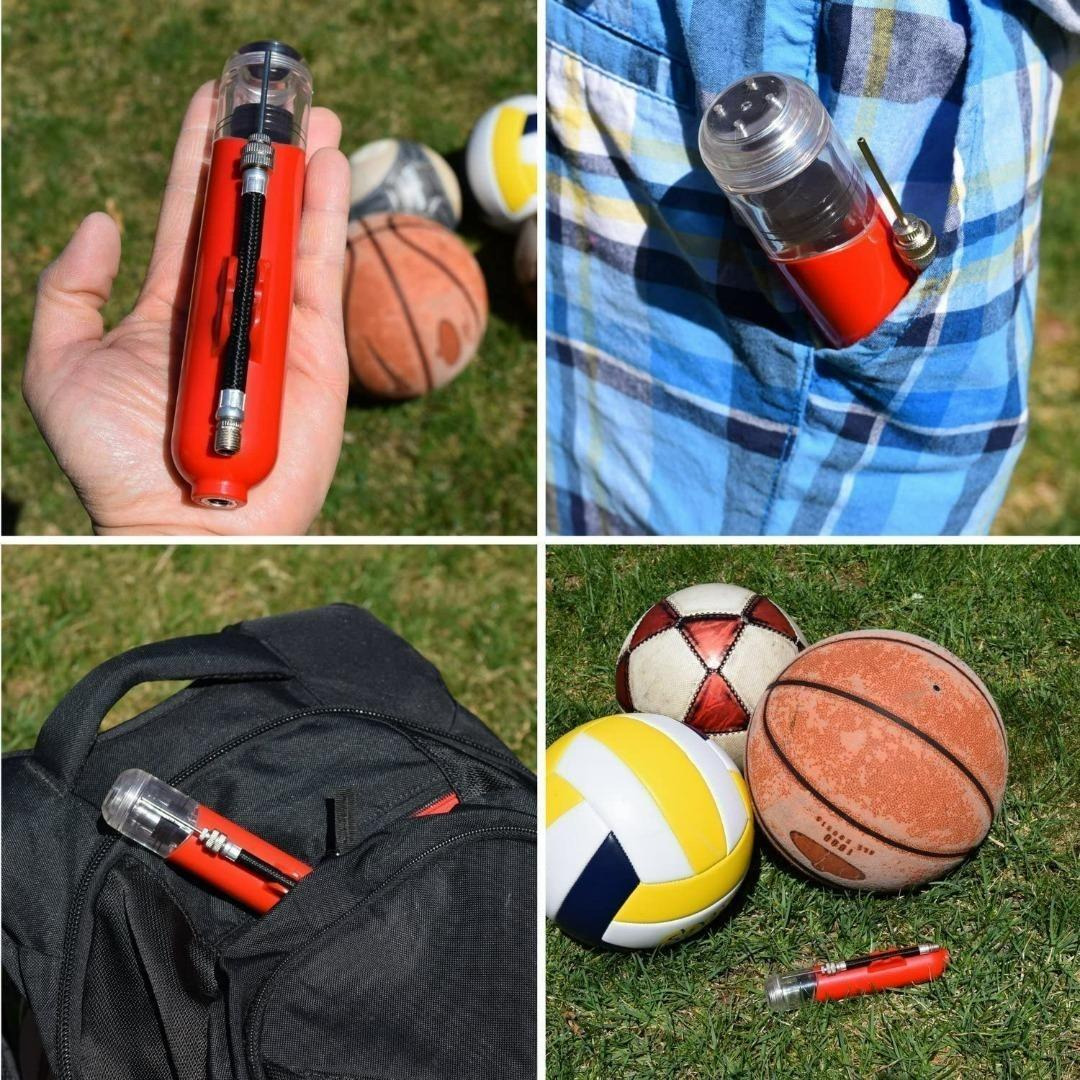 Ball Pump and Needles - Air Pump for Balls, Basketball, Soccer ...