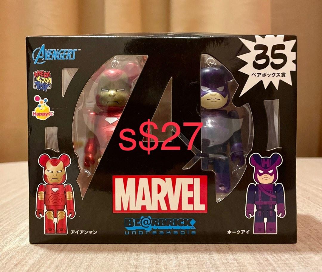 Bearbrick Marvel (set of 2), Hobbies & Toys, Toys & Games on Carousell
