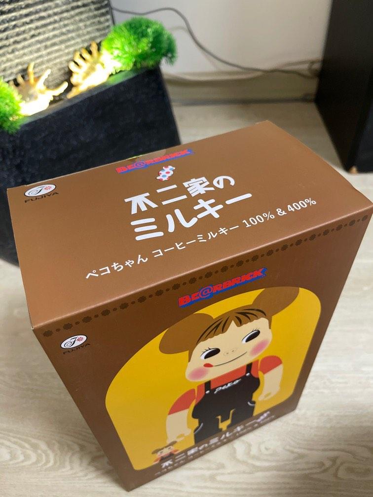 Bearbrick Peko-Chan Coffee Milky 400% & 100%, Hobbies & Toys, Toys ...