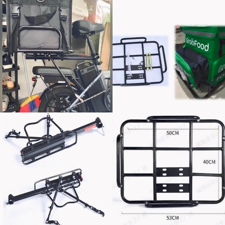 Bicycle Metal Rack Base Plate Fixie Eco Drive Zebra JiMove MC Mi ...