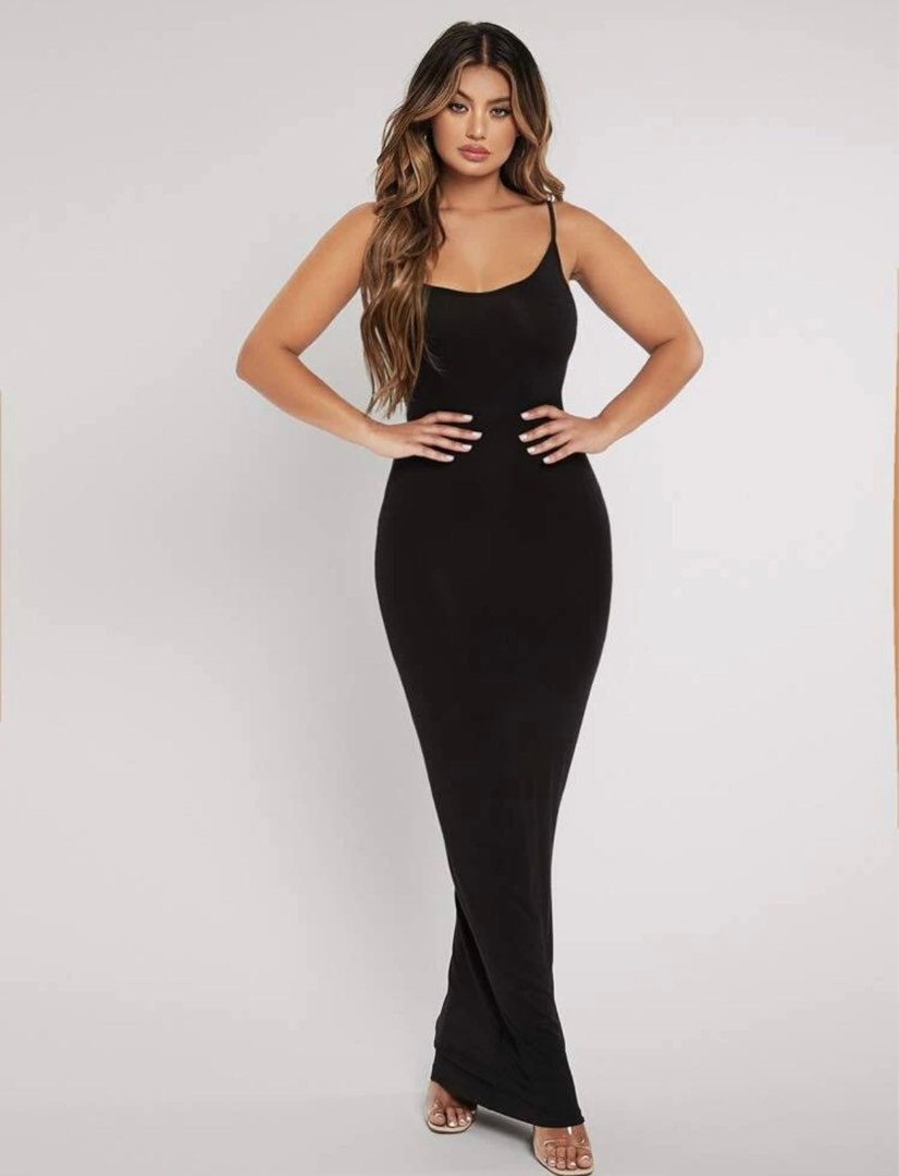 Black Maxi Bodycon Dress, Women's Fashion, Dresses & Sets, Dresses on ...