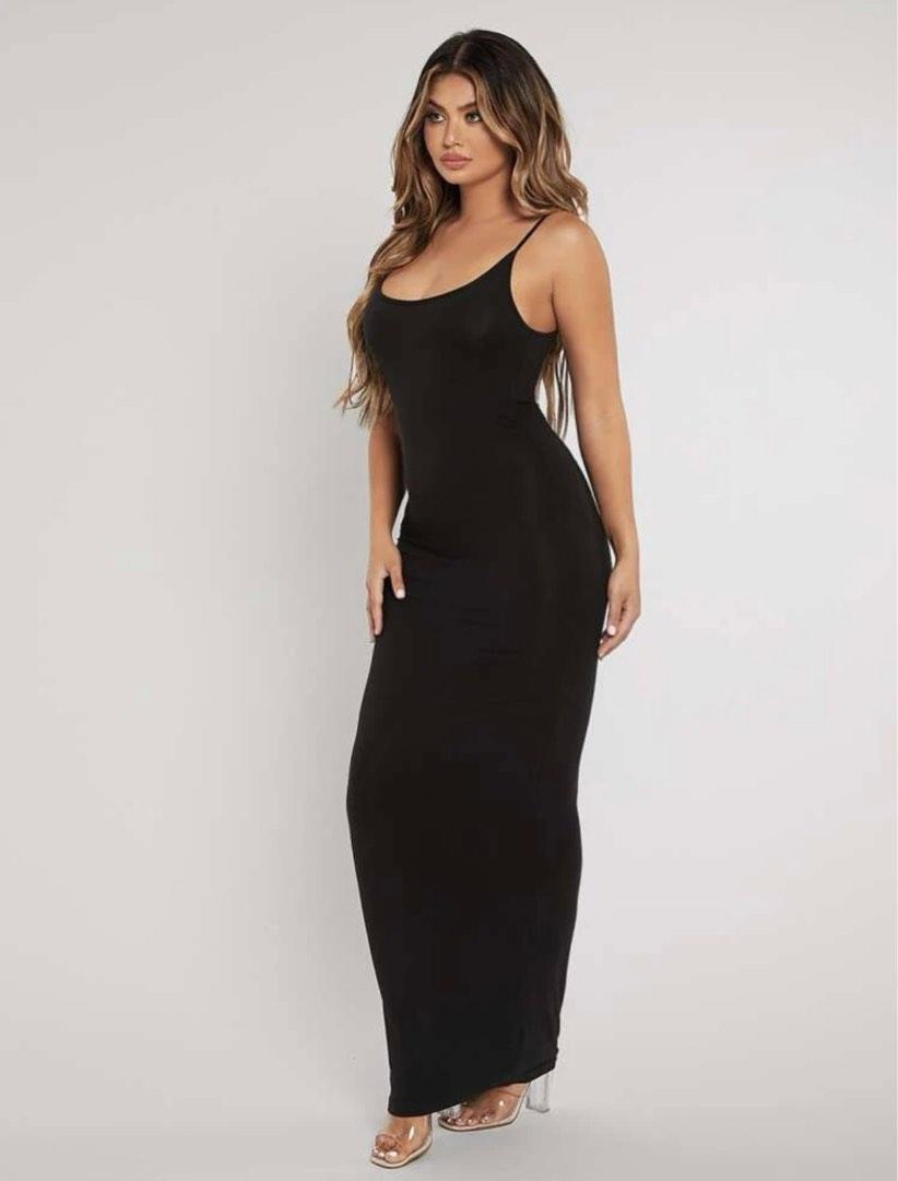 Black Maxi Bodycon Dress, Women's Fashion, Dresses & Sets, Dresses on ...