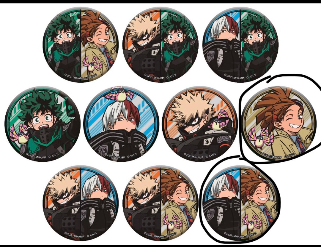 BNHA World Heroes Mission Movie Tower Records Round Can Badge / MHA ...
