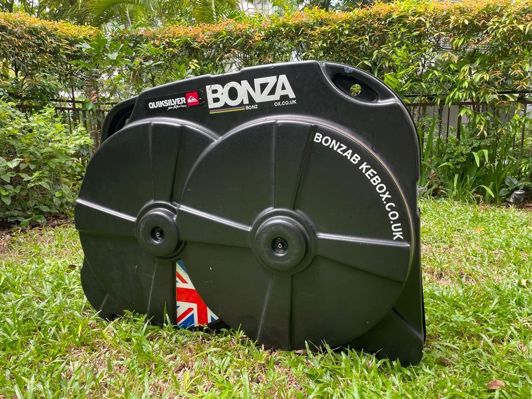 Bonza Bike Box (hard case, for air travel, maximum protection), Sports ...