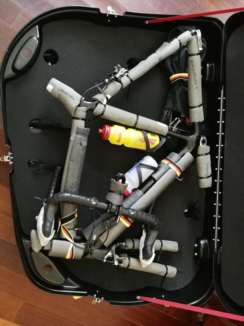 Bonza Bike Box (hard case, for air travel, maximum protection), Sports ...