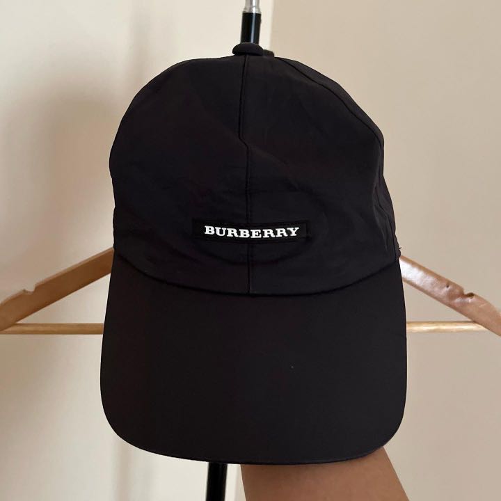 Burberry Black Cap, Men's Fashion, Watches & Accessories, Caps & Hats ...