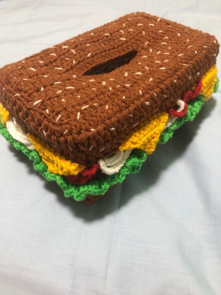 Burger storage and tissue box cover, Furniture & Home Living, Home ...